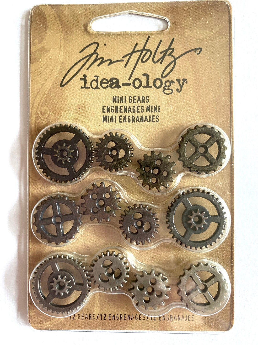 10 Tiny Steampunk Gears for Jewelry, Scrapbooking, Crafts, Sewing - Etsy