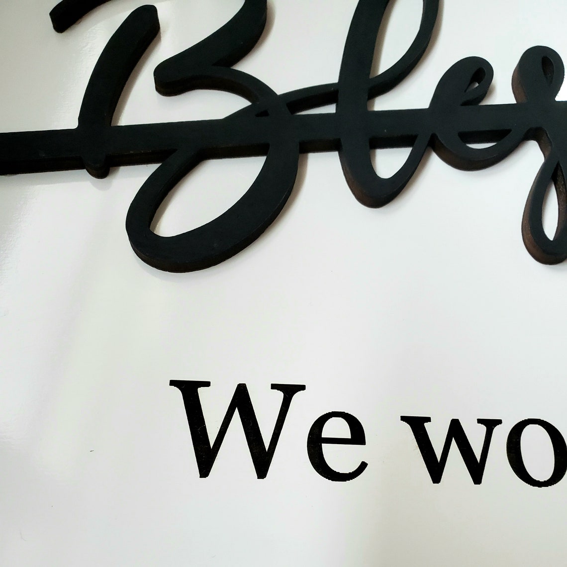 Funny Blessed Sign Agnostic Decor Wooden Signs Atheist - Etsy