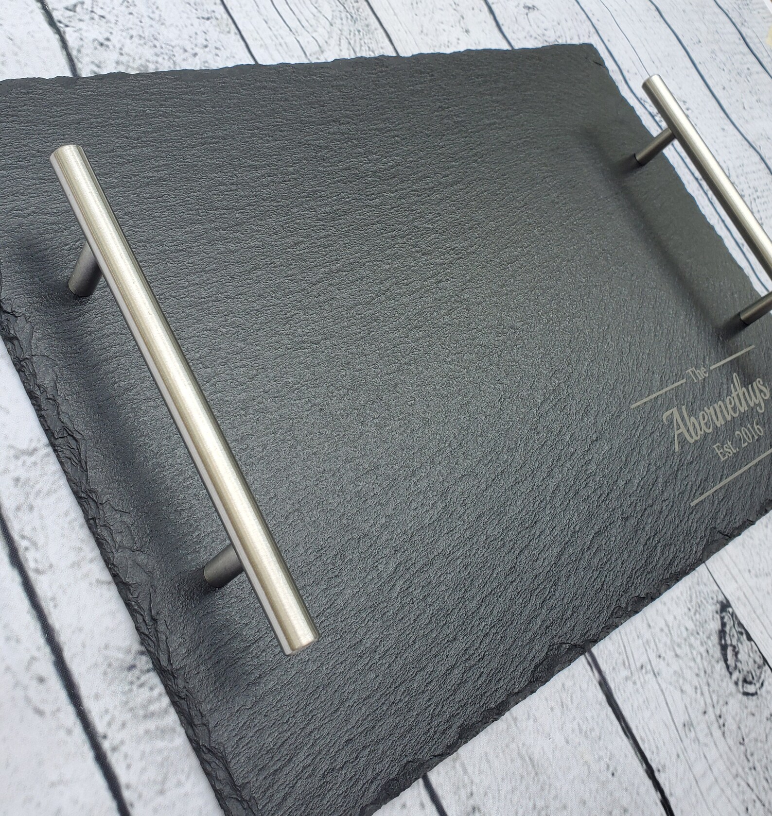 Slate Serving Tray Personalized Serving Tray Cheese Board - Etsy UK