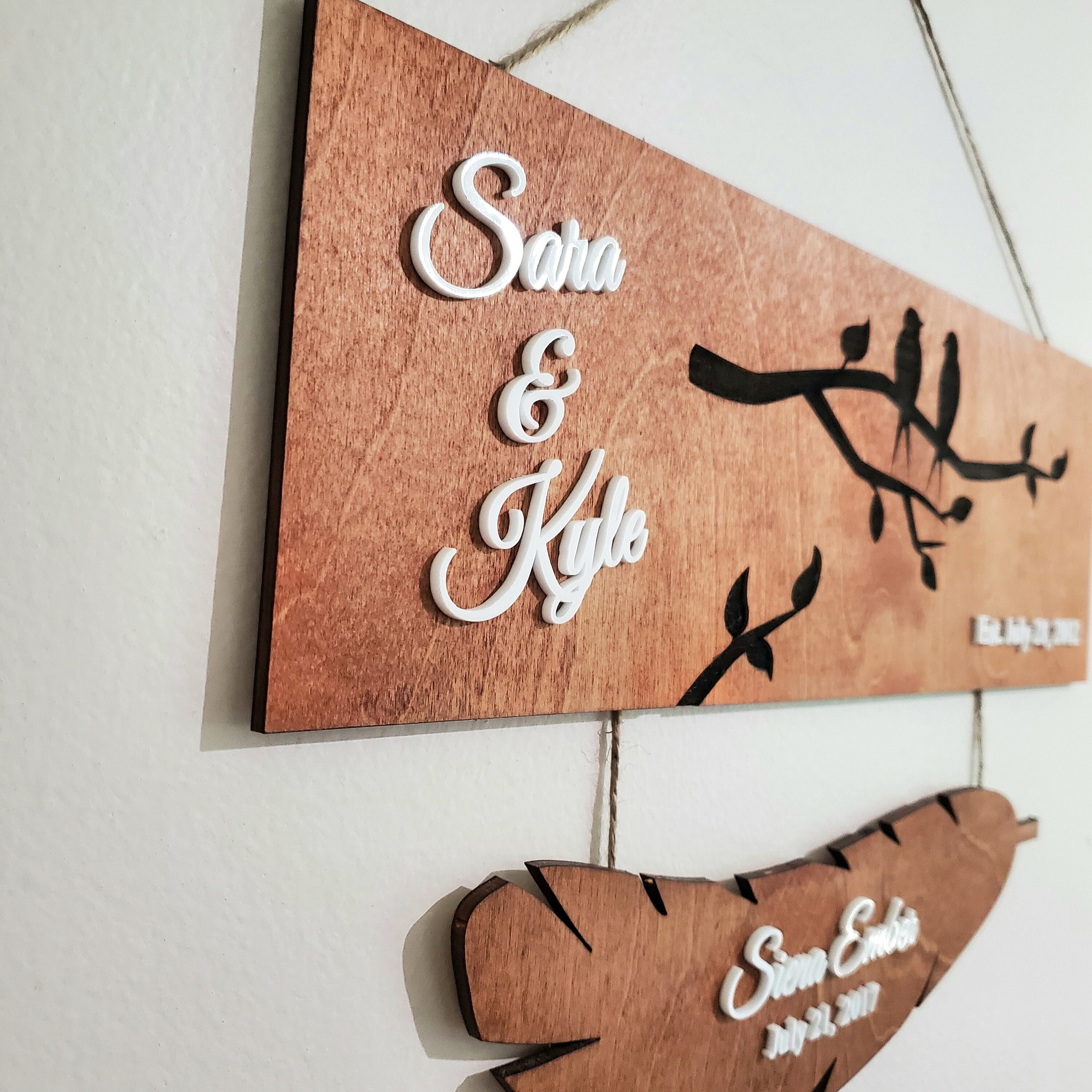 Family Name Sign Kids Names Children Name Signs Wedding | Etsy