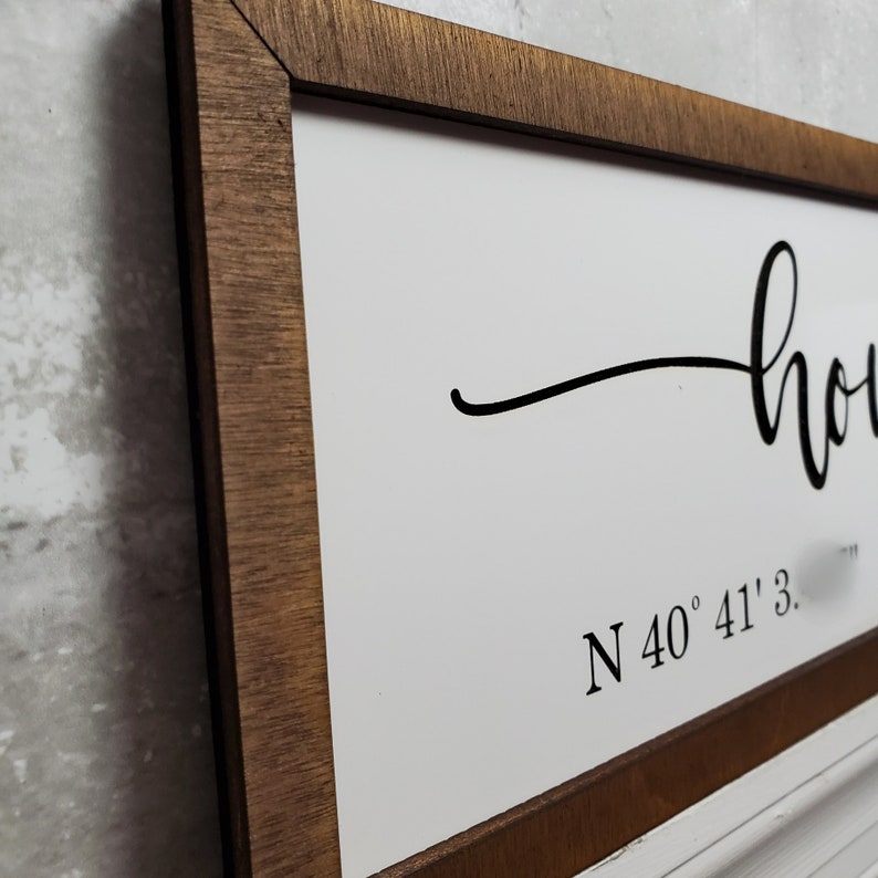 Home Sign Coordinate Signs Housewarming Gift New House - Etsy