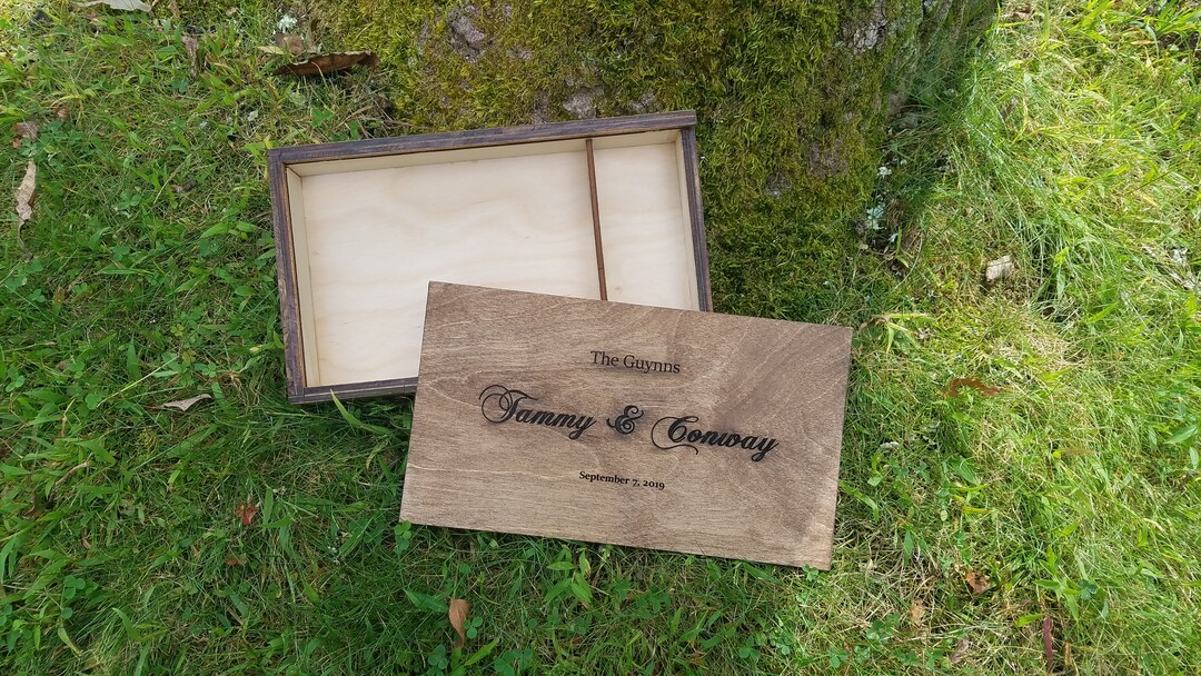 Personalized Wooden Boxes With Slide on Lid Custom Keepsake - Etsy