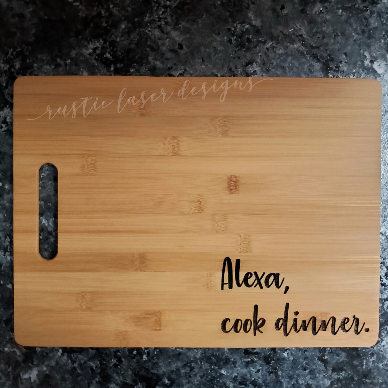 Alexa Cook Dinner Cutting Board Funny Chopping Boards | Etsy