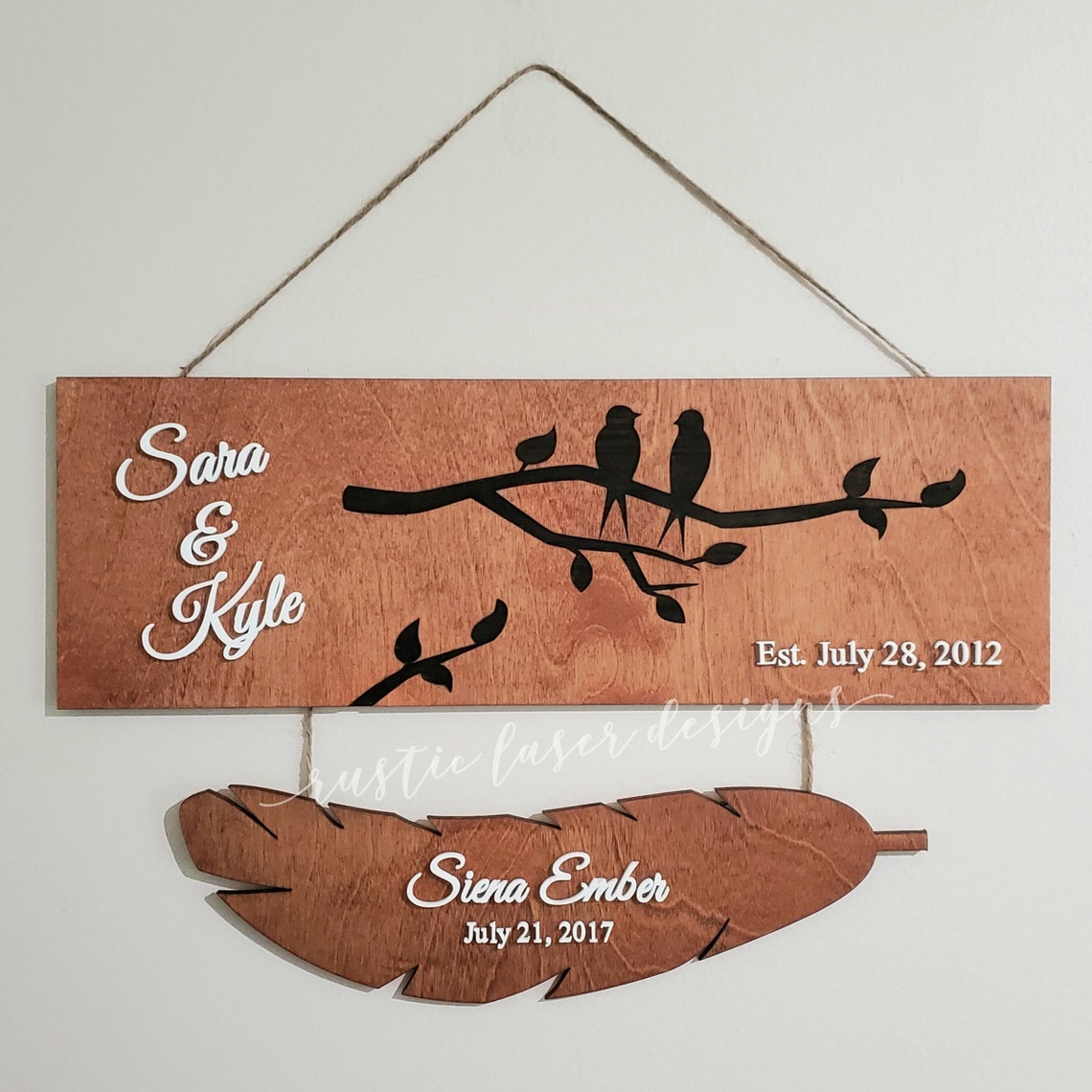 Family Name Sign Kids Names Children Name Signs Wedding | Etsy