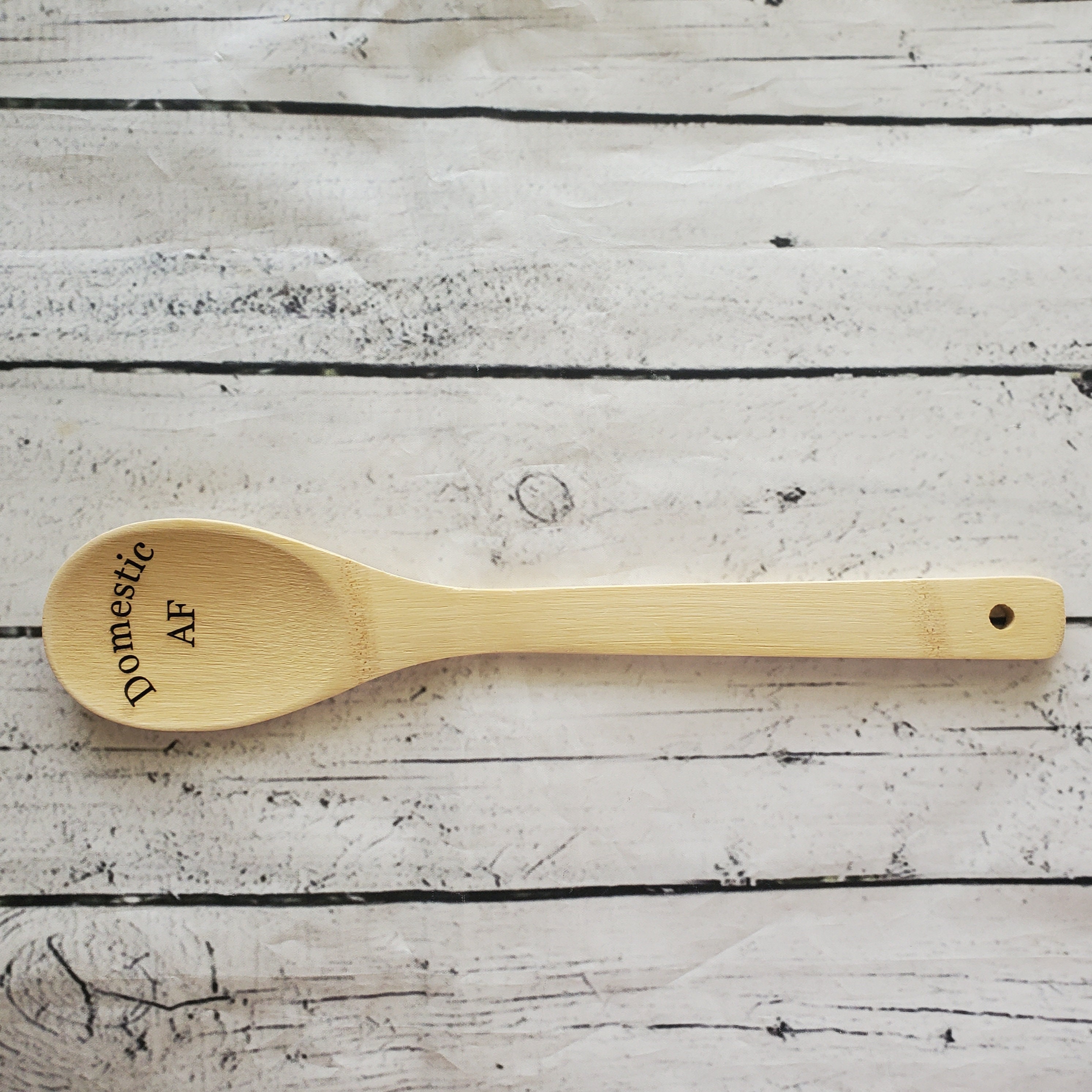Funny Wooden Spoons Laser Engraved Spoons Domestic AF | Etsy