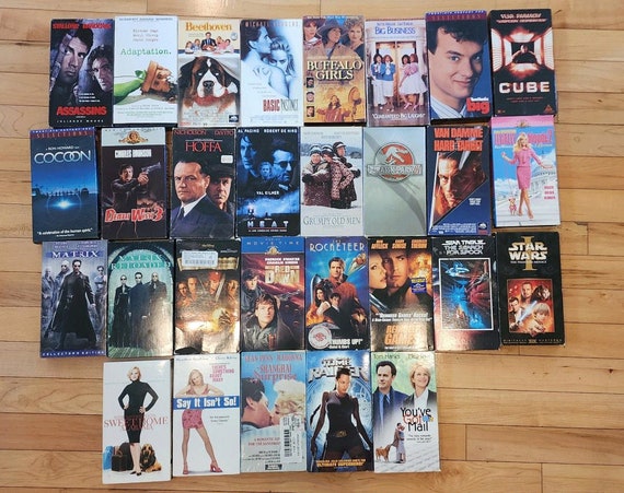 Build Your Own 80's VHS VCR Tape Movie Vintage Matrix Star - Etsy