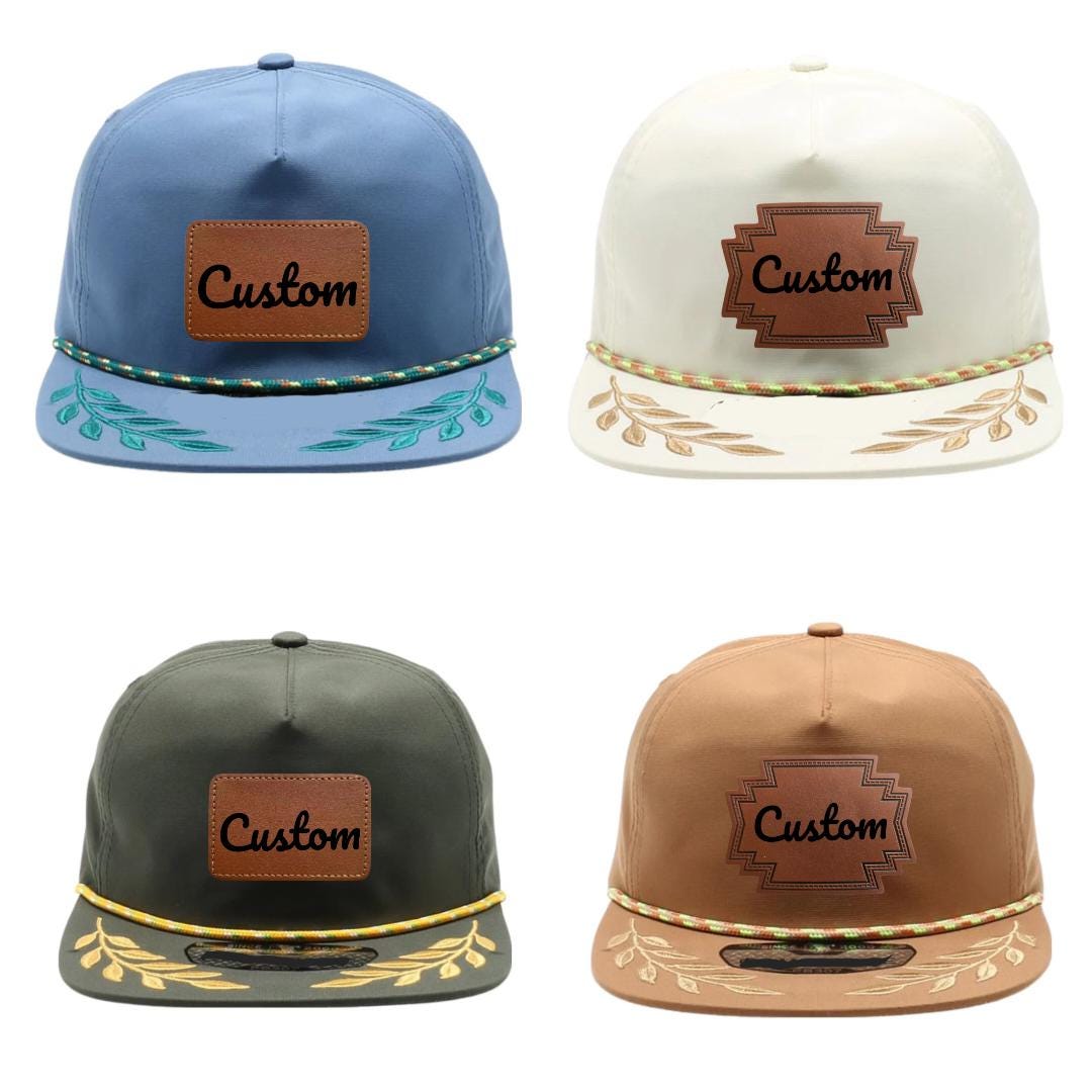 Custom Leaf Brim Hat Snapback Hat Cap Patch - Etsy