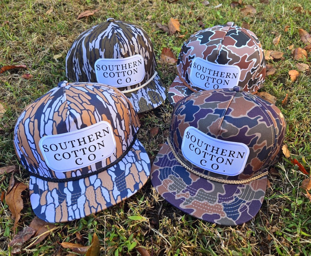 Custom Personalized Patch Rope Camouflage Camo Snapback Hat Cap Nature ...