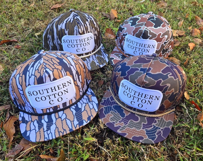 Men’s Lost Hat Co Goat Rope Hat Little Debbie Hunting Club Leather ...