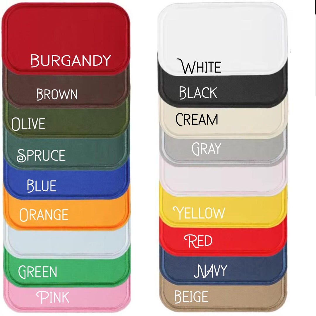 Blank Iron on Patch Hat Jacket Blanks Sublimation Patches 4.25x2.35 ...