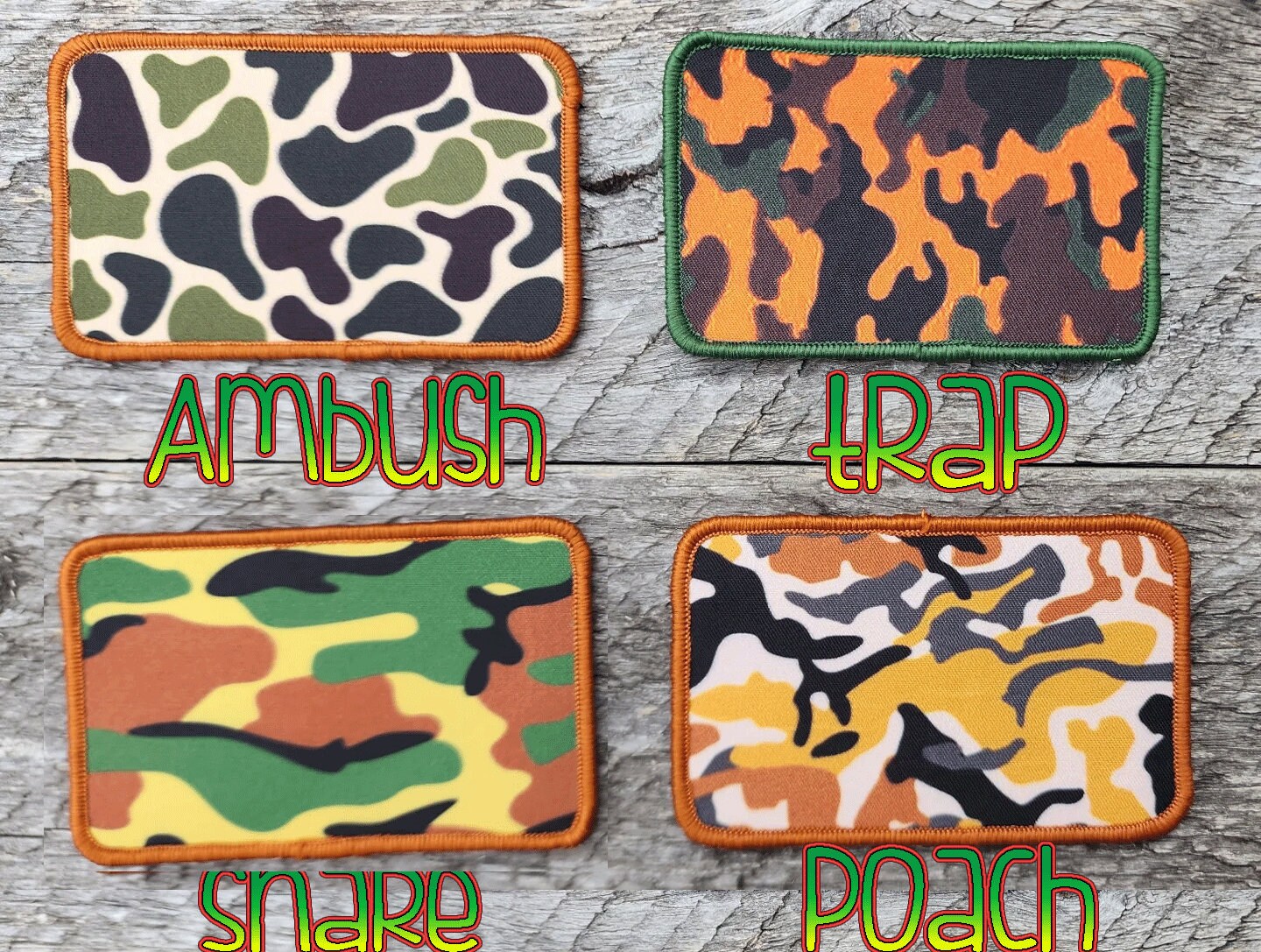 Richard's Taxidermy Stuff Beaver Camouflage Camo Patch Hunting Hunt ...