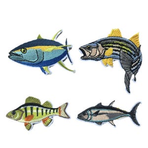 Perch Fish Patch - Etsy