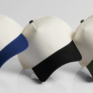 Canvas Classic Frame Natural Cream Two Tone Blank Snapback Hat Cap - Etsy