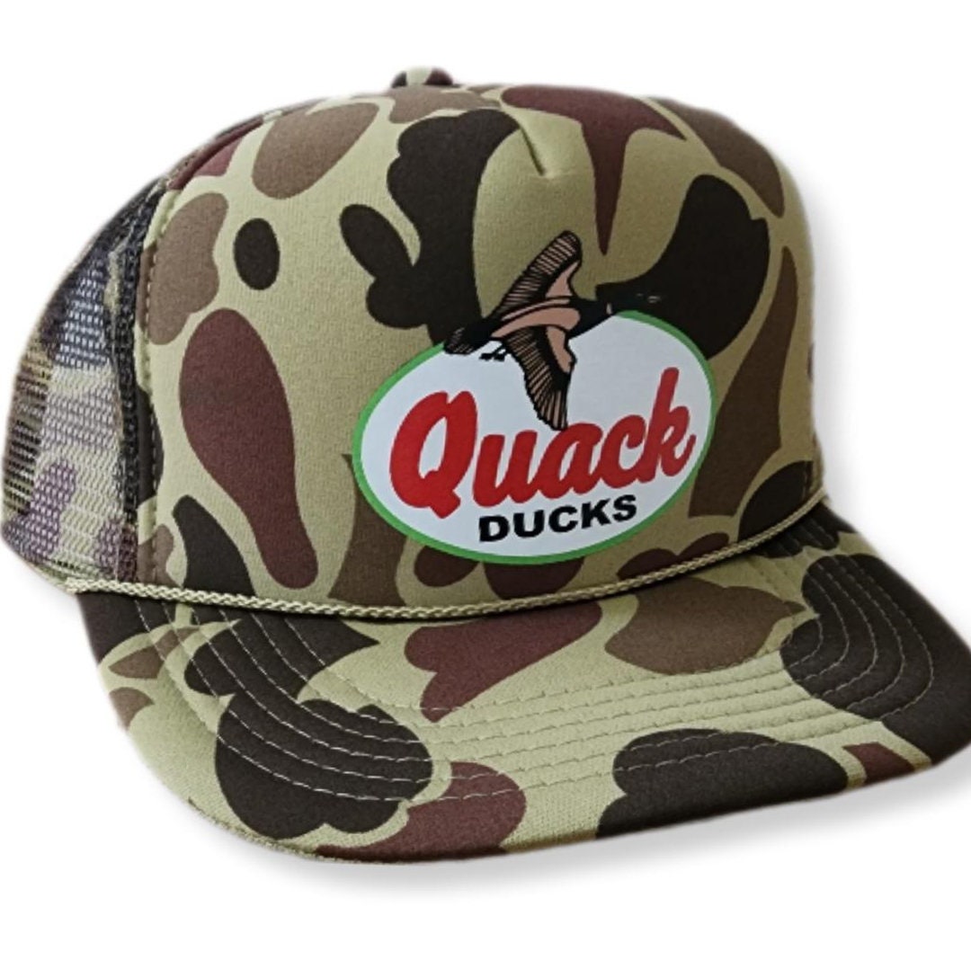 Quack Ducks Parody Camo Camouflage Snapback Hat Cap Rope Mack Duck - Etsy