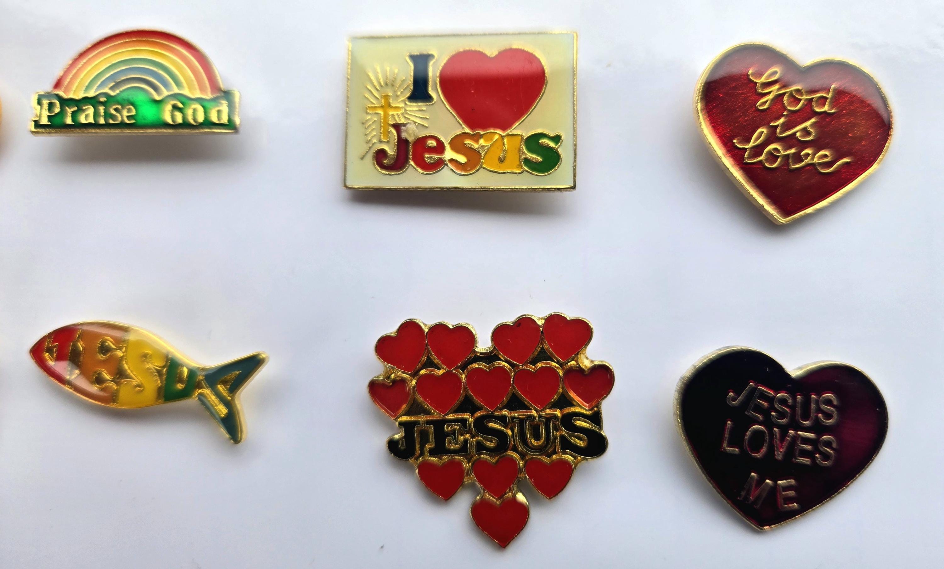 God Jesus Love Enamel Pin Brooch Hat Vest Church Religion Pray - Etsy