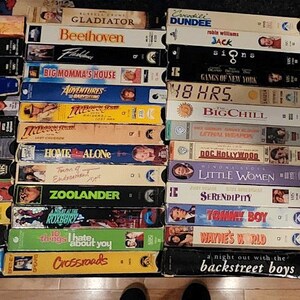 Build Your Own 80's VHS VCR Tape Movie Vintage Die Hard Home Alone ...