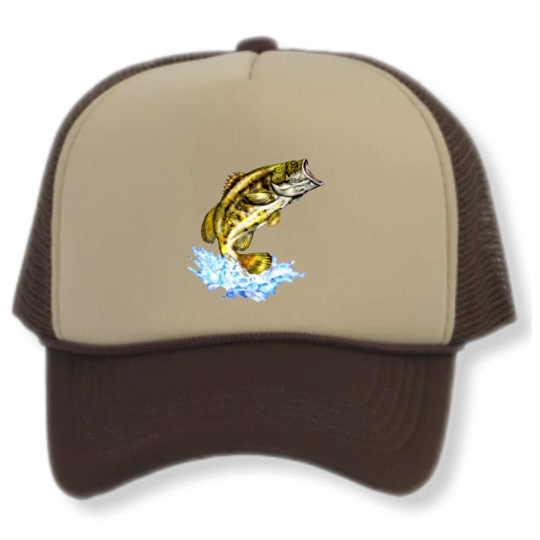 Toddler Kids Jumping Bass Fishing Snapback Trucker Hat Cap Children - Etsy