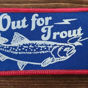 Out for Trout Patch Fly Fishing Fish Hat Jacket - Etsy