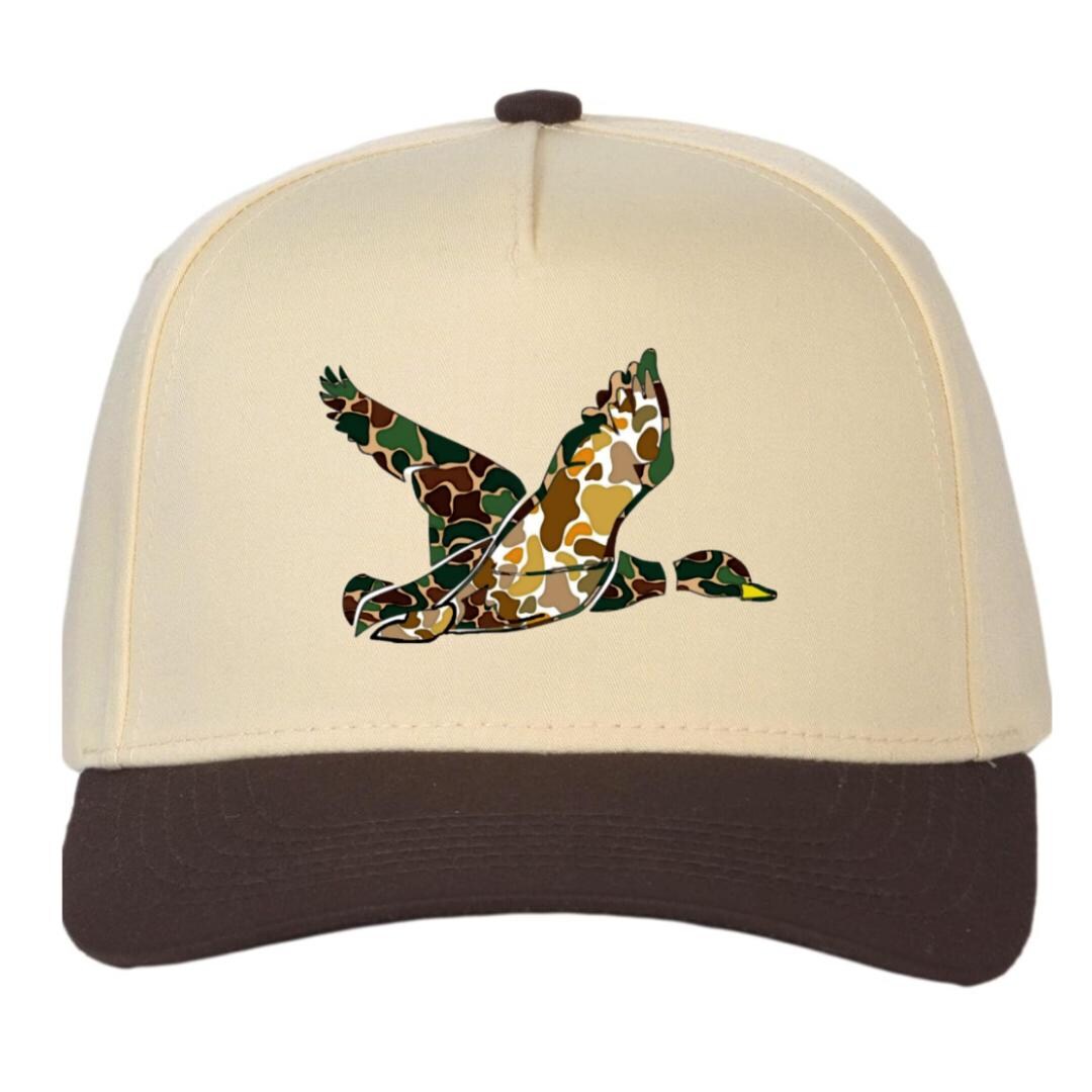 Flying Camo Duck Mallard Tow Tone Snapback Hat Cap Waterfowl Hunting - Etsy