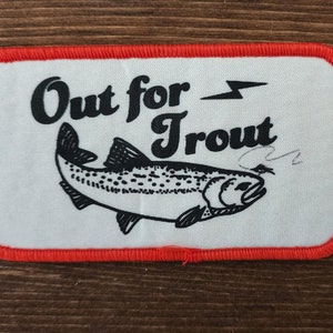 Out for Trout Patch Fly Fishing Fish Hat Jacket - Etsy