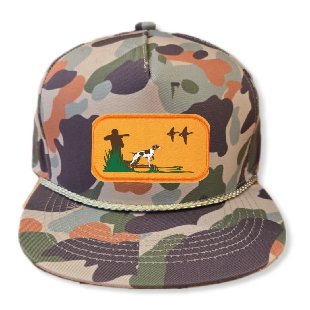 Pheasant Duck Camo Camouflage Hat Cap Nature Hunting Waterfowl Pointer ...