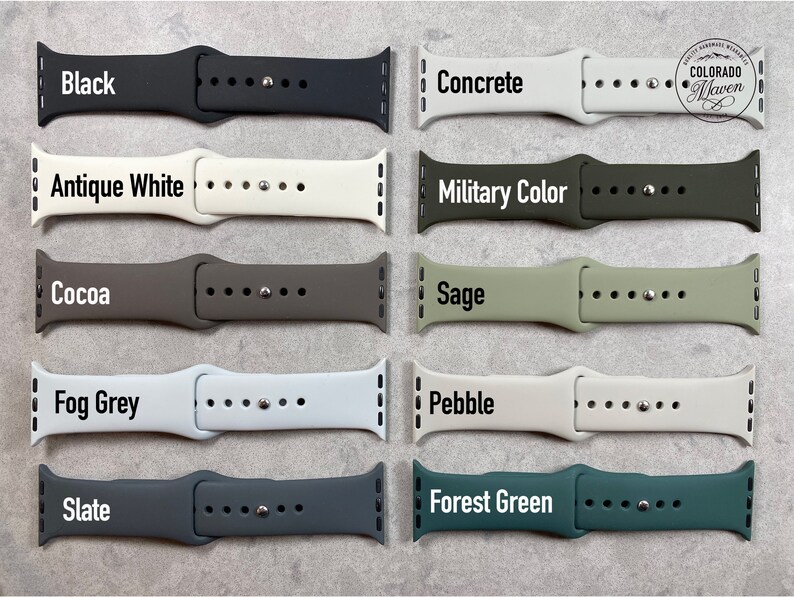 Lily Flower Silicone Band Laser Engraved Apple Watch - Etsy