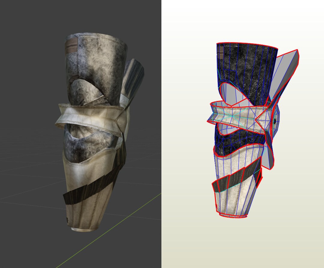 Monster Hunter Rise Male Aknosom Arm Armor Pepakura Papercraft - Etsy ...