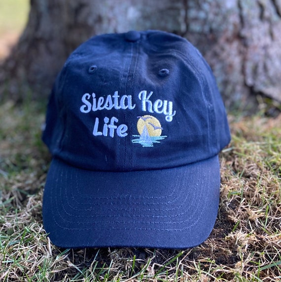 Siesta Key Hat Embroidered Siesta Key Hat Custom Siesta - Etsy
