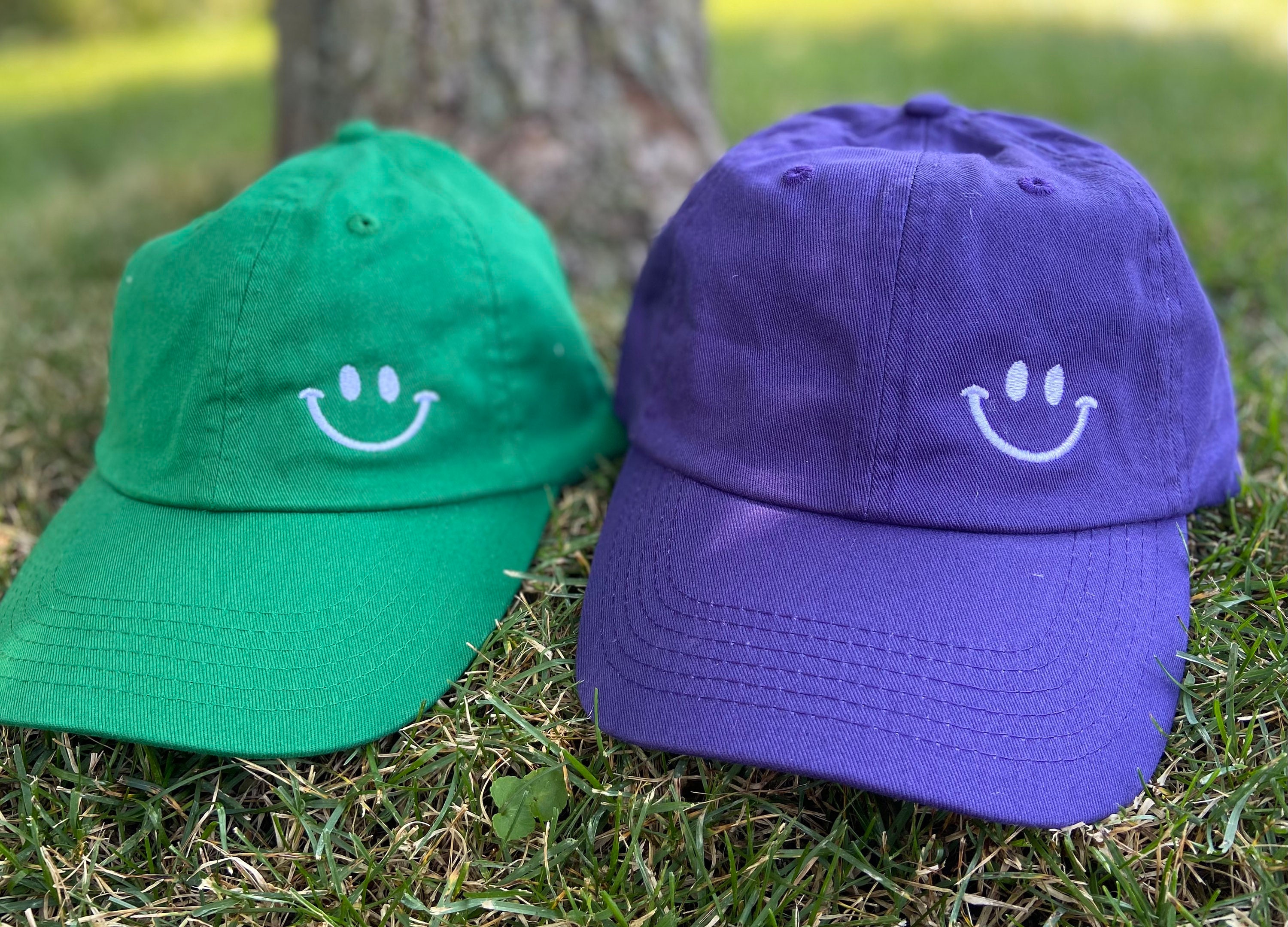 Smiley Hat Smiley Face Hat Fun Cap Embroidered Hat - Etsy