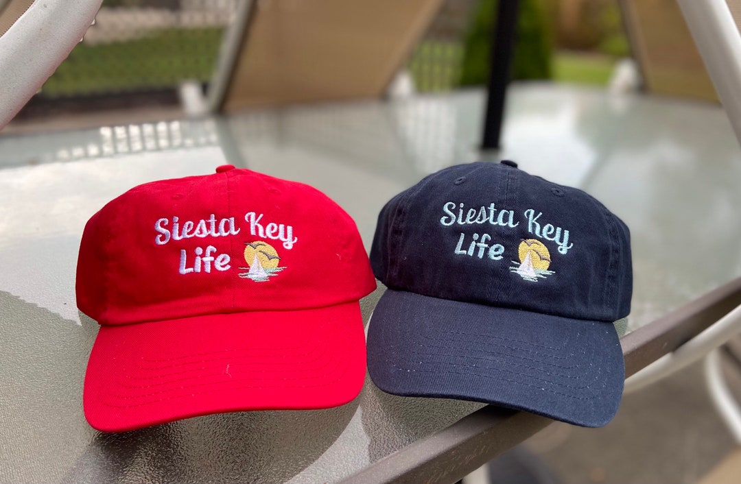 Siesta Key Hat | Embroidered Siesta Key Hat | Custom Siesta Key Hat ...