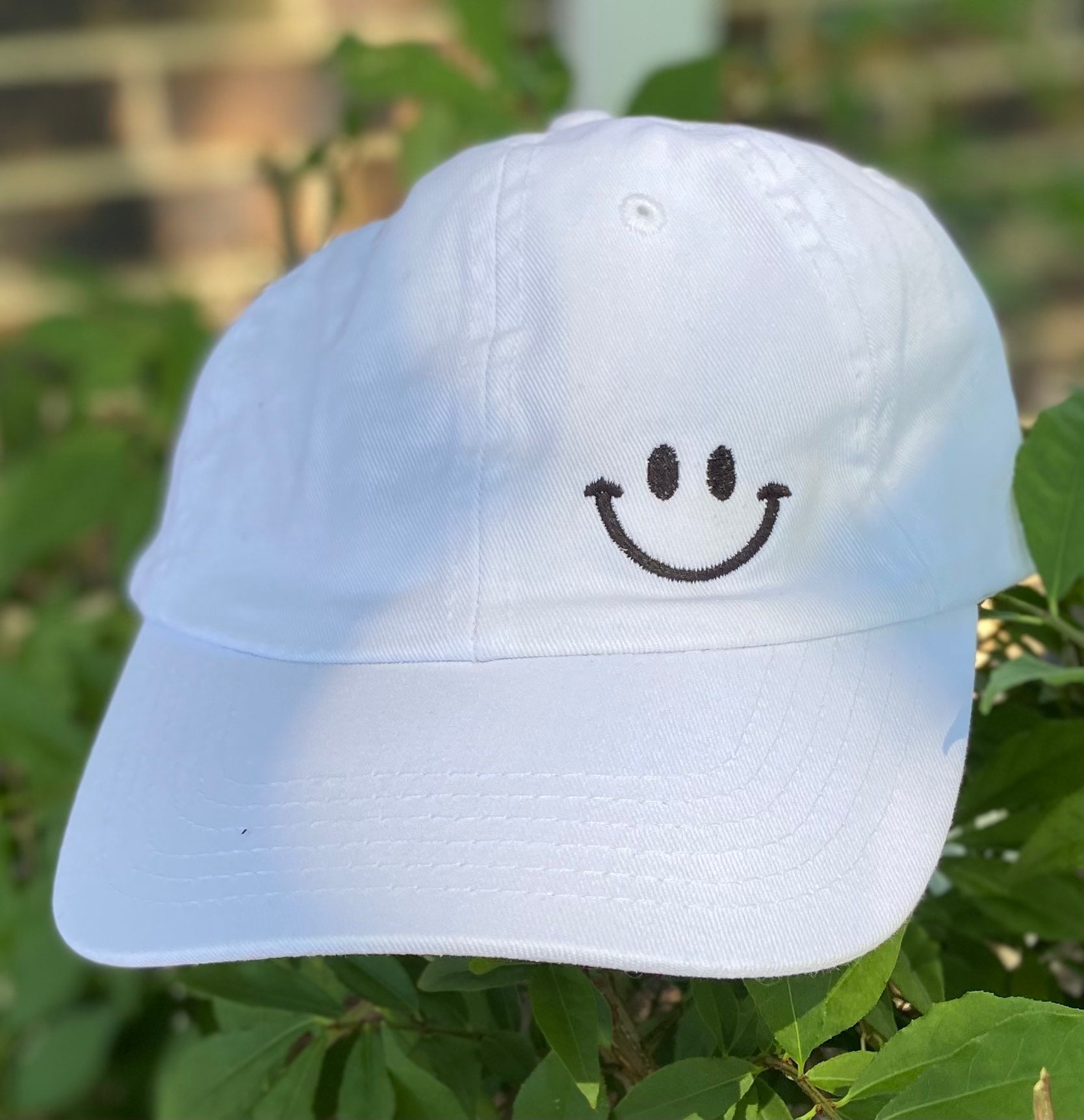 Smiley Hat Smiley Face Hat Fun Cap Embroidered Hat - Etsy