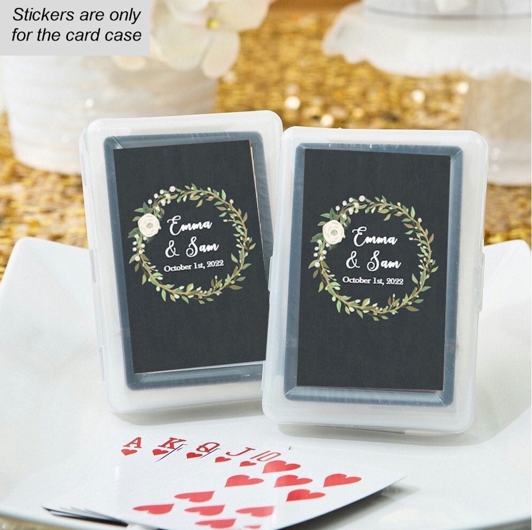 12 Playing Card Set Party Favors, Personalized , Full Deck Poker Cards ...