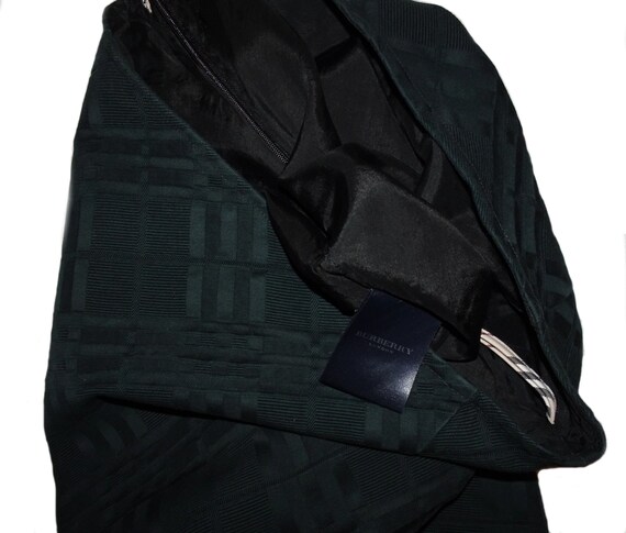 Burberry Nova Check Pattern Asymmetrical Cotton Skirt - Gem