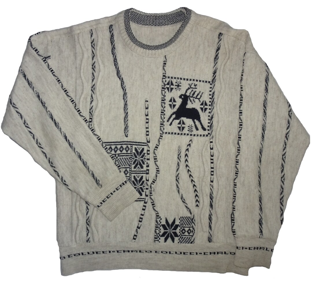 Carlo Colucci Vintage Sweater - Etsy