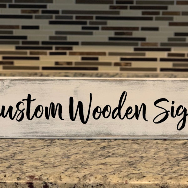 Wooden Signs - Etsy