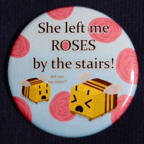 The she Left Me Roses by the Stairs Pin Wilbur - Etsy