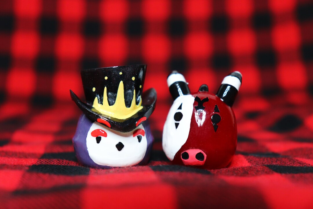 Blitzo and Stolas Chibi Charm Helluva Boss Figure / Keychain - Etsy