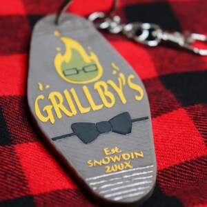 Undertale Grillby's Keychain | Undertale Charm - Etsy