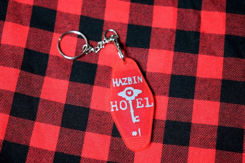 Hazbin Hotel Keychain: 3D Printed Resin Key - Etsy
