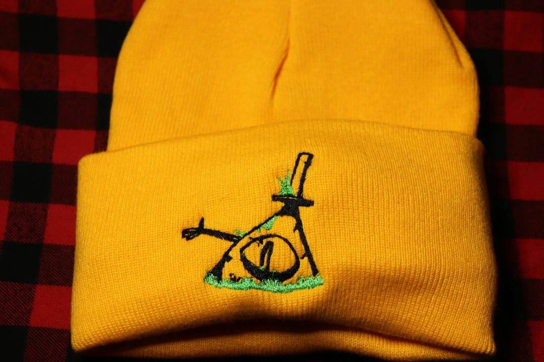 Bill Cipher Statue Beanie | Bill Cipher Inspired Hat - Etsy