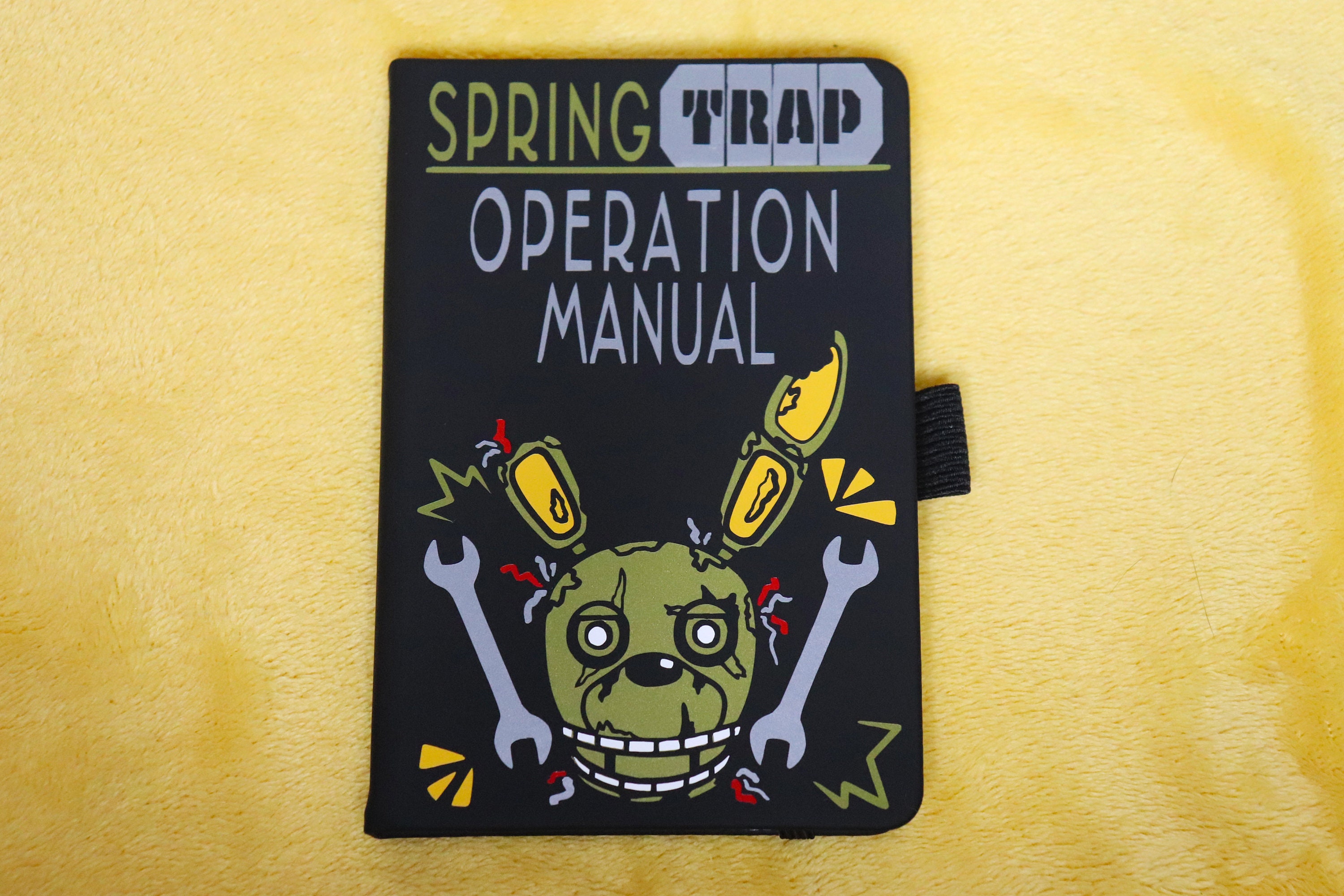 Springtrap and Springbonnie Operational Manual Notebook FNAF - Etsy ...
