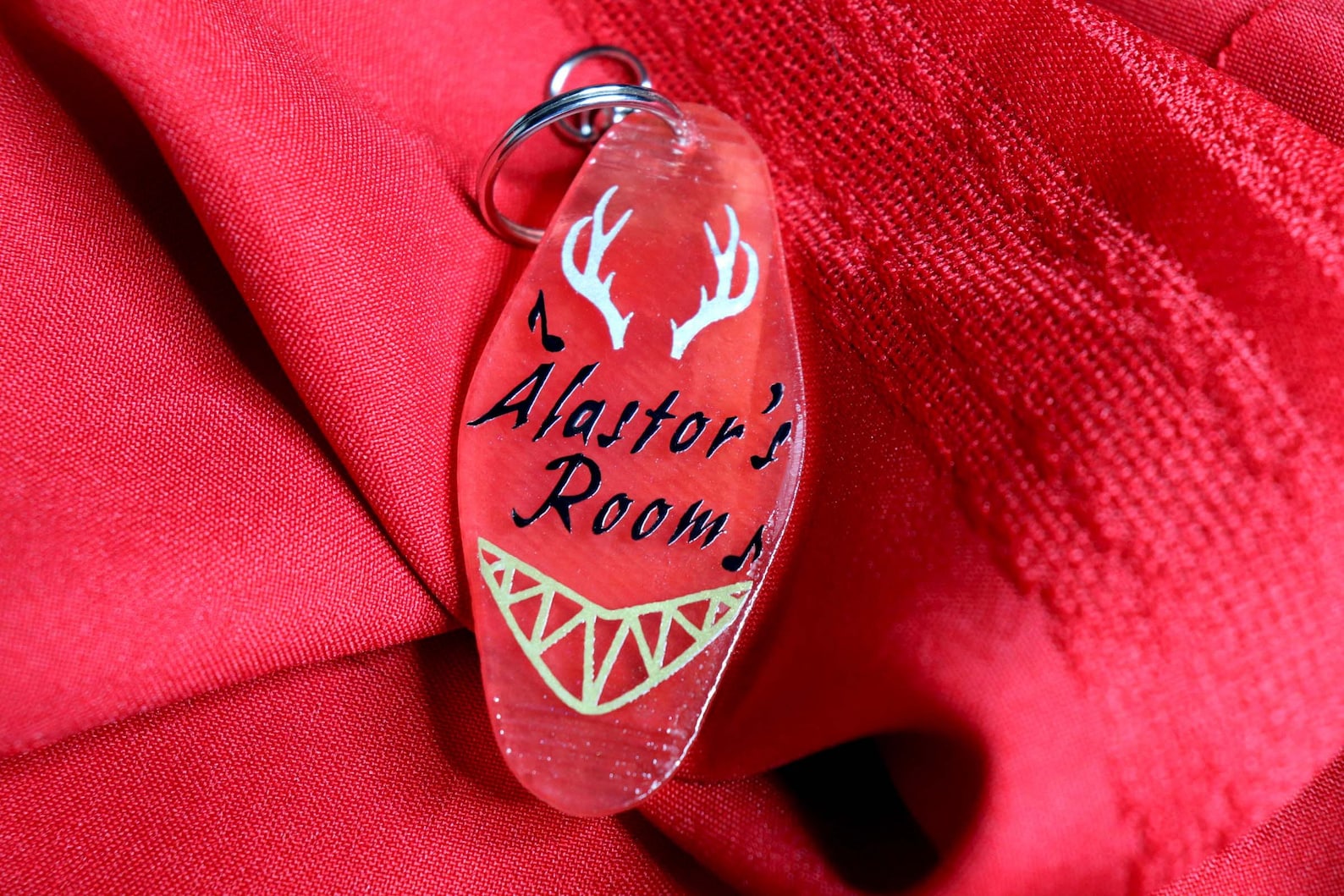 Hazbin Hotel alastor's Room Keychain Alastor | Etsy