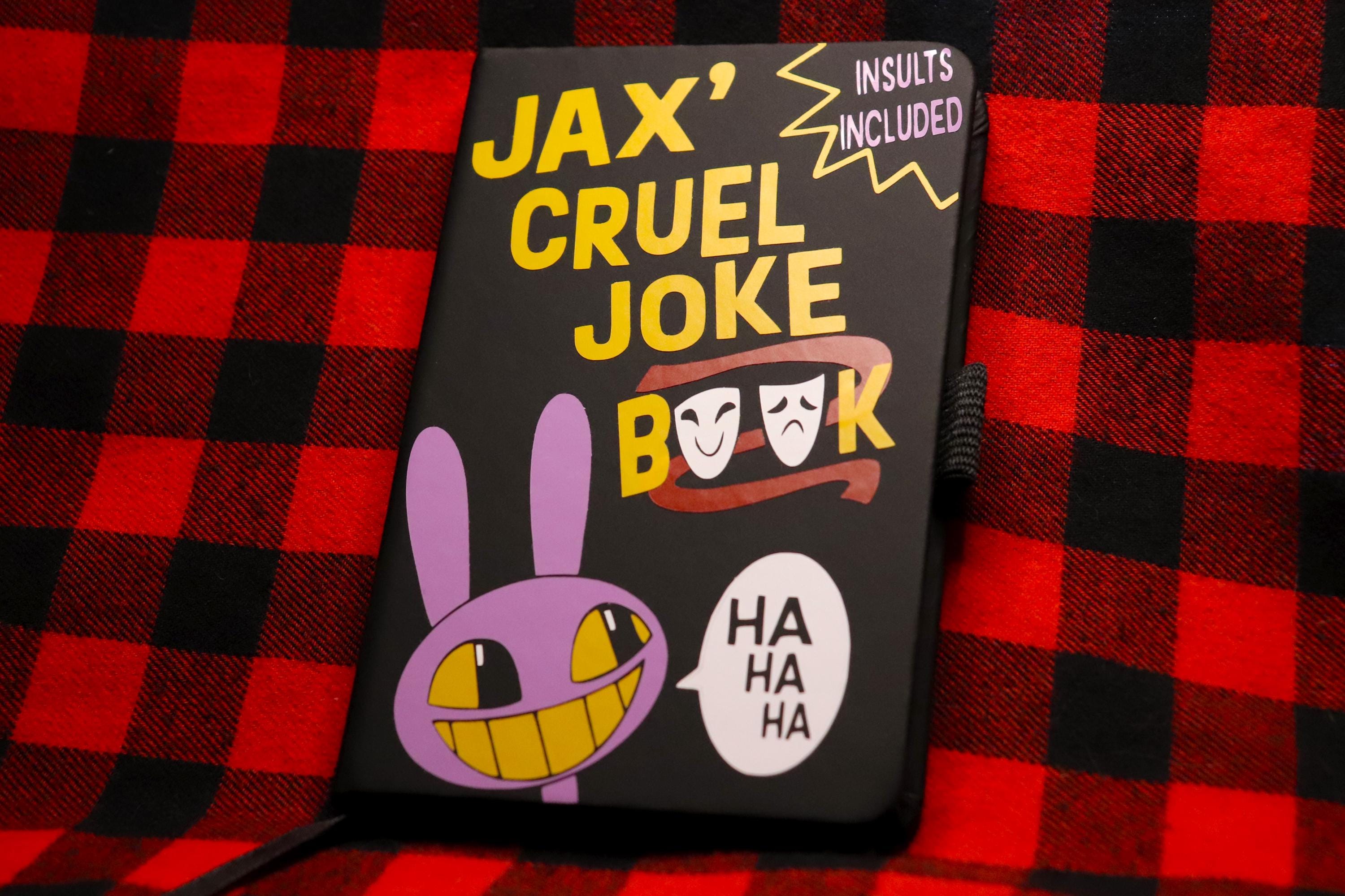 Jax Cruel Joke Book Journal | Amazing Digital Circus Inspired Notebook ...