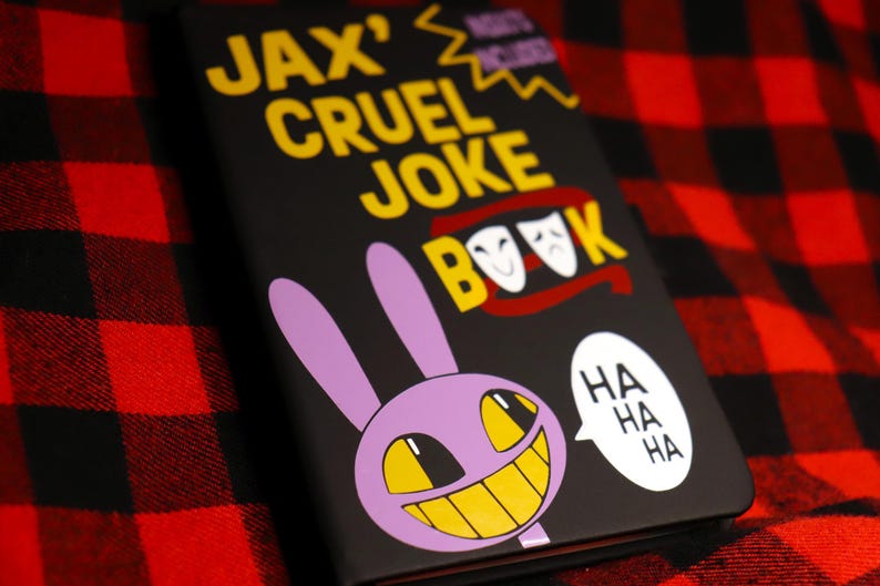 Jax Cruel Joke Book Journal | Amazing Digital Circus Inspired Notebook ...