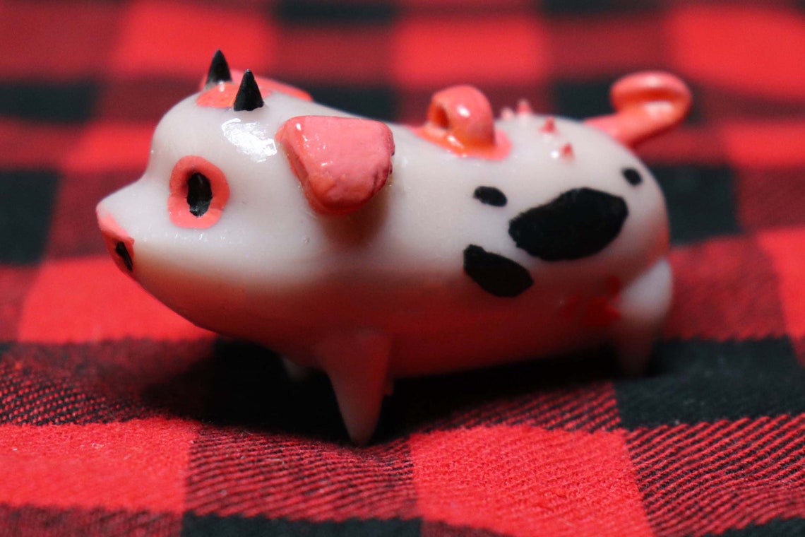 Fat Nuggets Hazbin Hotel Charm | Angel Dust Pig Keychain - Etsy