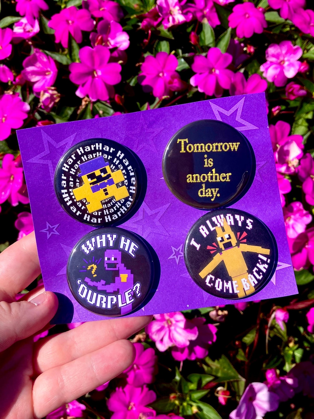 Afton Family Pin Pack | FNAF Pin Set - Etsy