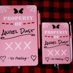 Angel Dust's Diary | Hazbin Hotel Inspired Notebook - Etsy