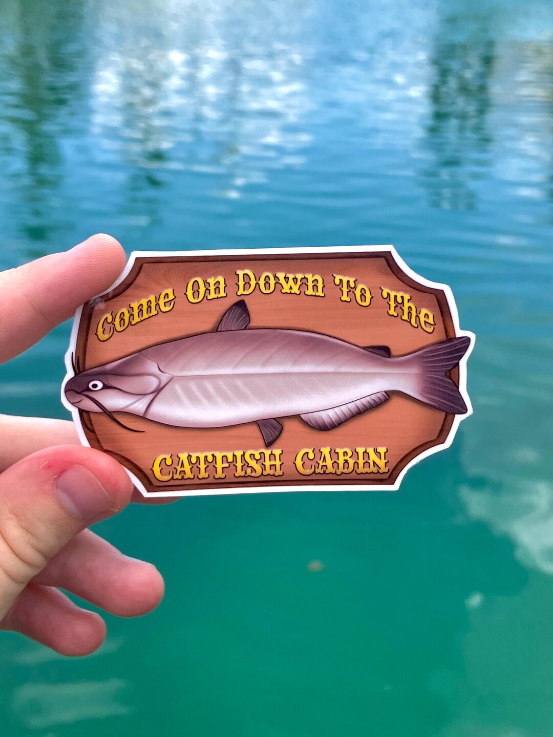 Come on Down to the Catfish Cabin Sticker | Smosh Chanse Sticker - Etsy