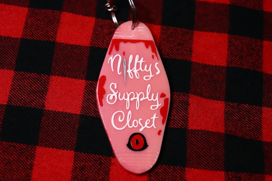 Niffty's Supply Closet Charm | Hazbin Hotel Keychain - Etsy