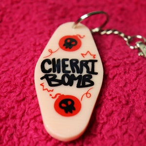Hazbin Hotel " Cherribomb " Charm | Cherribomb Room Keychain - Etsy